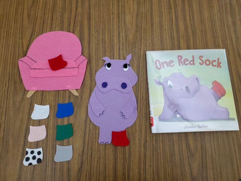 Flannelboard: One Red Sock – Storytime with Ms. Emily Library