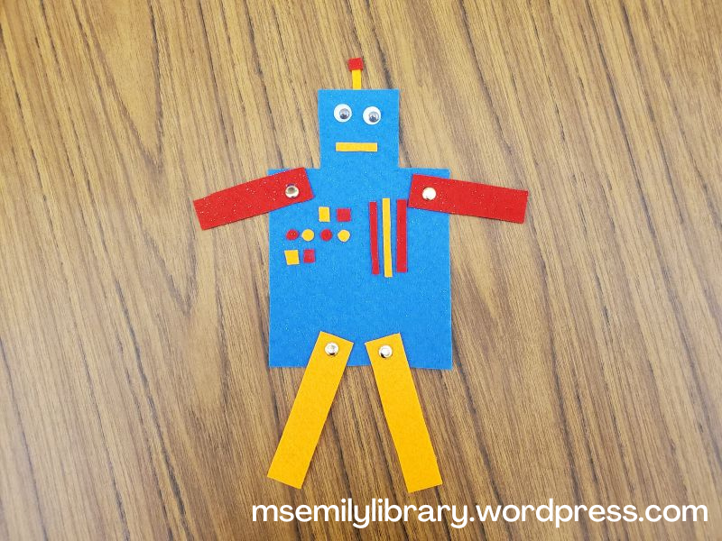 Preschool Storytime: Robots – Storytime with Ms. Emily Library