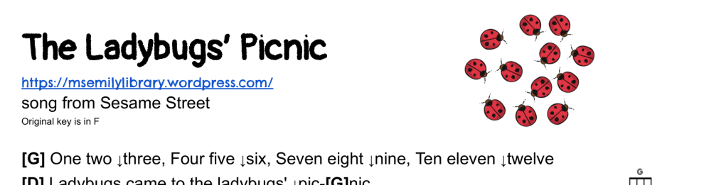 Preschool Storytime: Bugs – Storytime with Ms. Emily Library