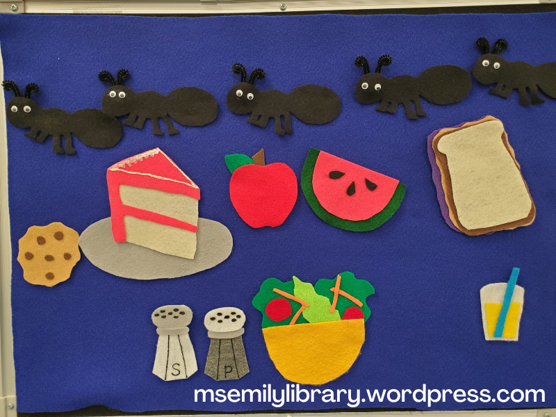 five hungry ants branded – Storytime with Ms. Emily Library