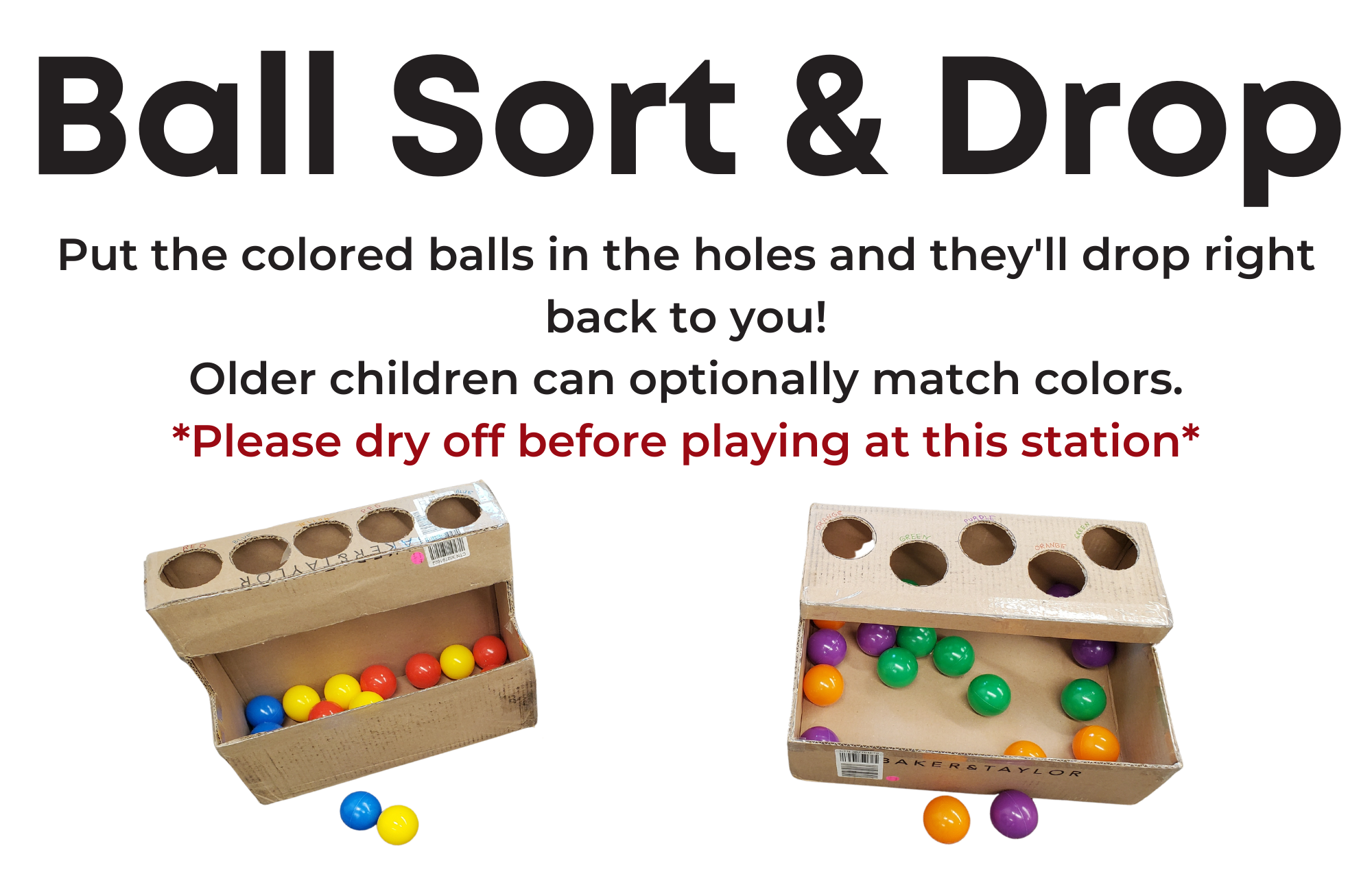 Ball Sort – Storytime with Ms. Emily Library