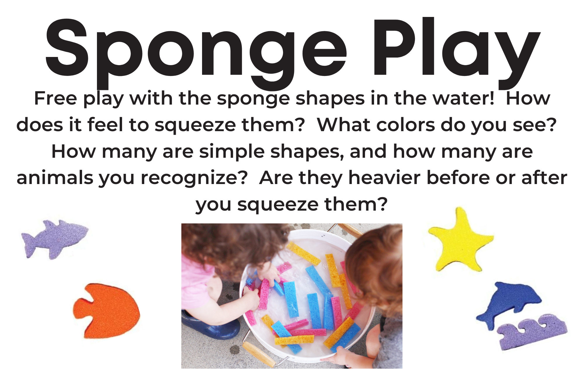 Sponge Play – Storytime with Ms. Emily Library