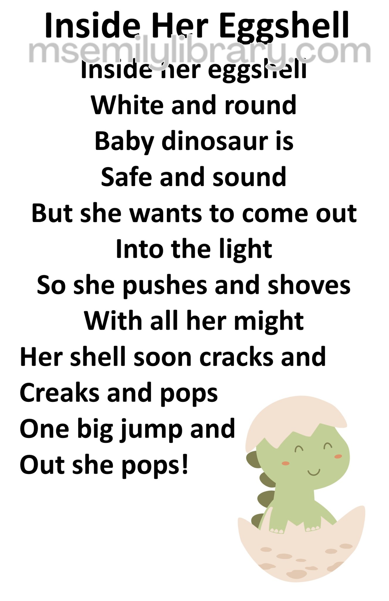 Storytime: Eggs – Storytime with Ms. Emily Library