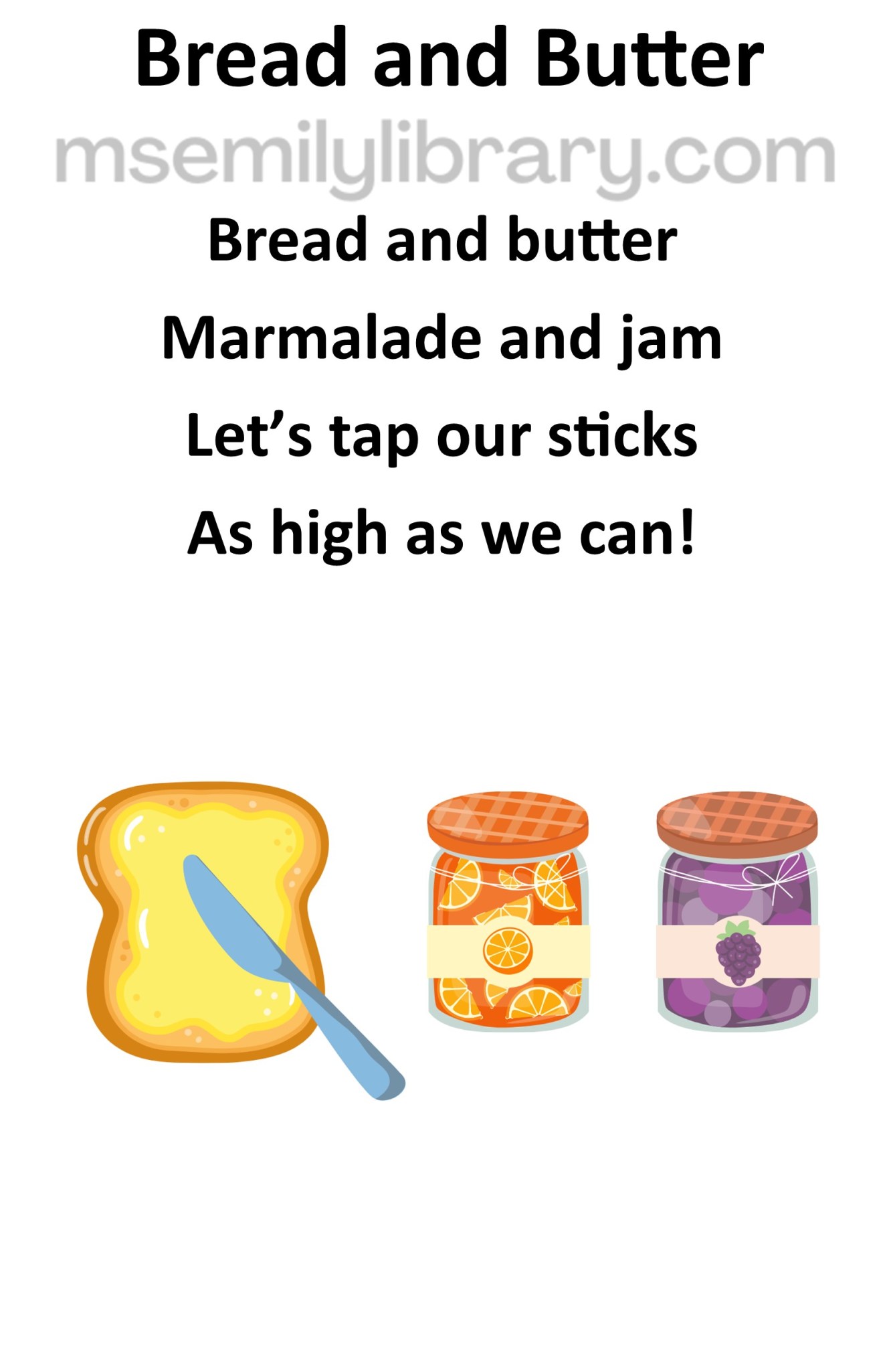 rhythm sticks – Storytime with Ms. Emily Library