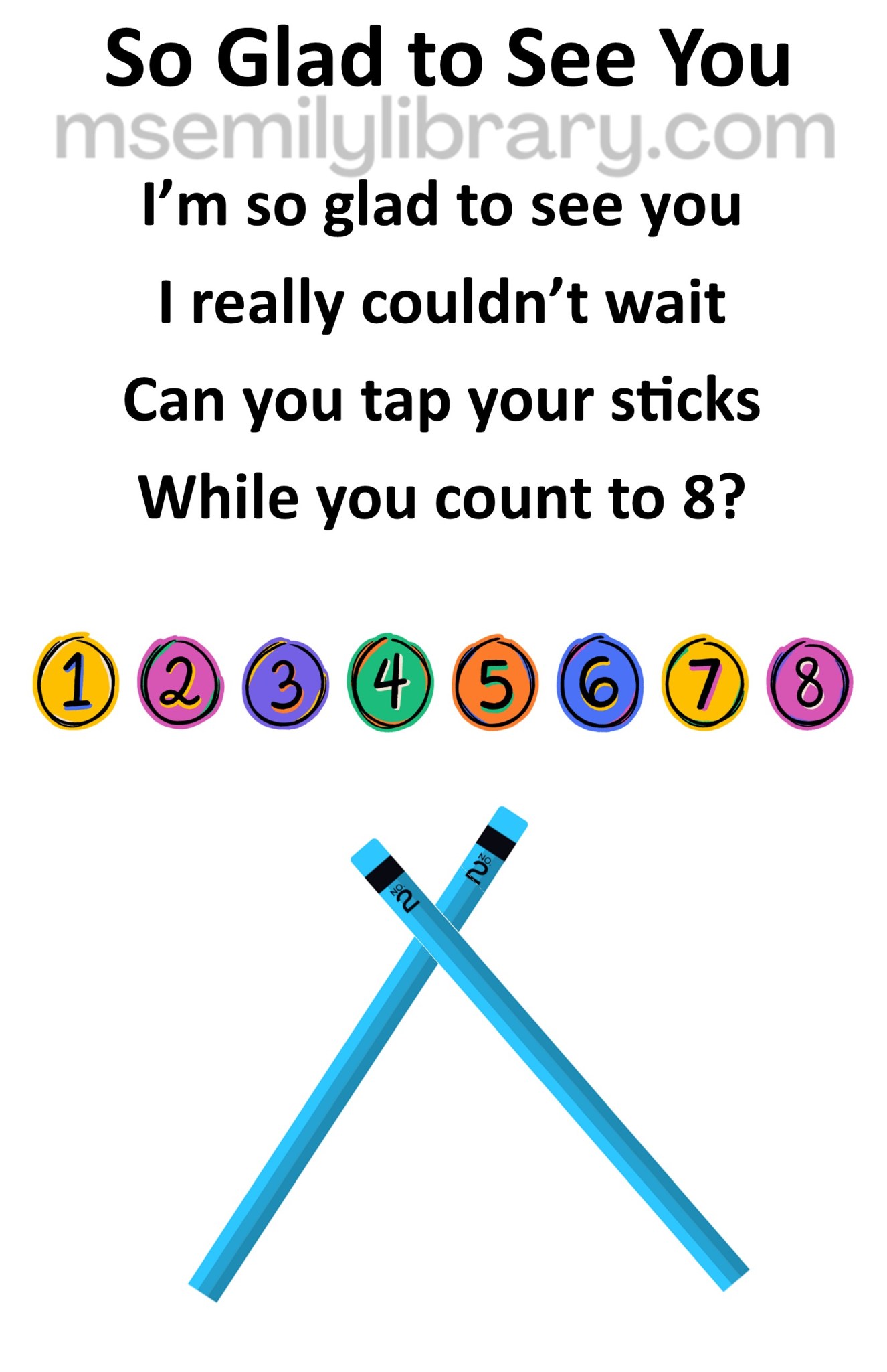 rhythm sticks – Storytime with Ms. Emily Library