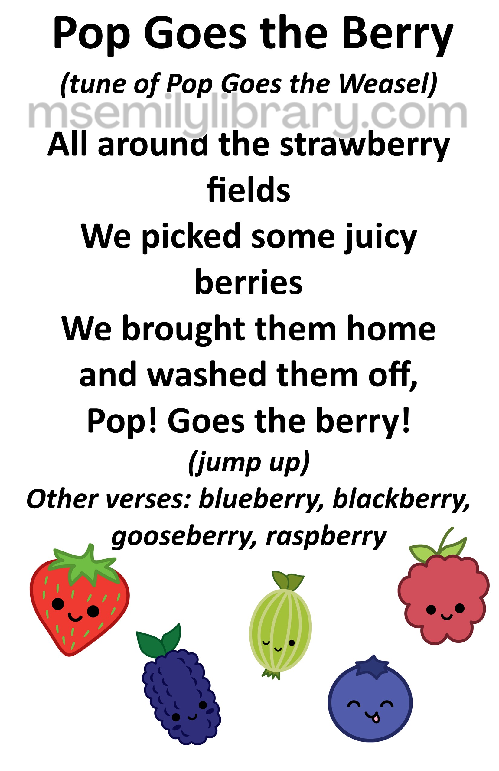 Storytime with Ms. Emily Library – Library storytimes, themes, ideas ...