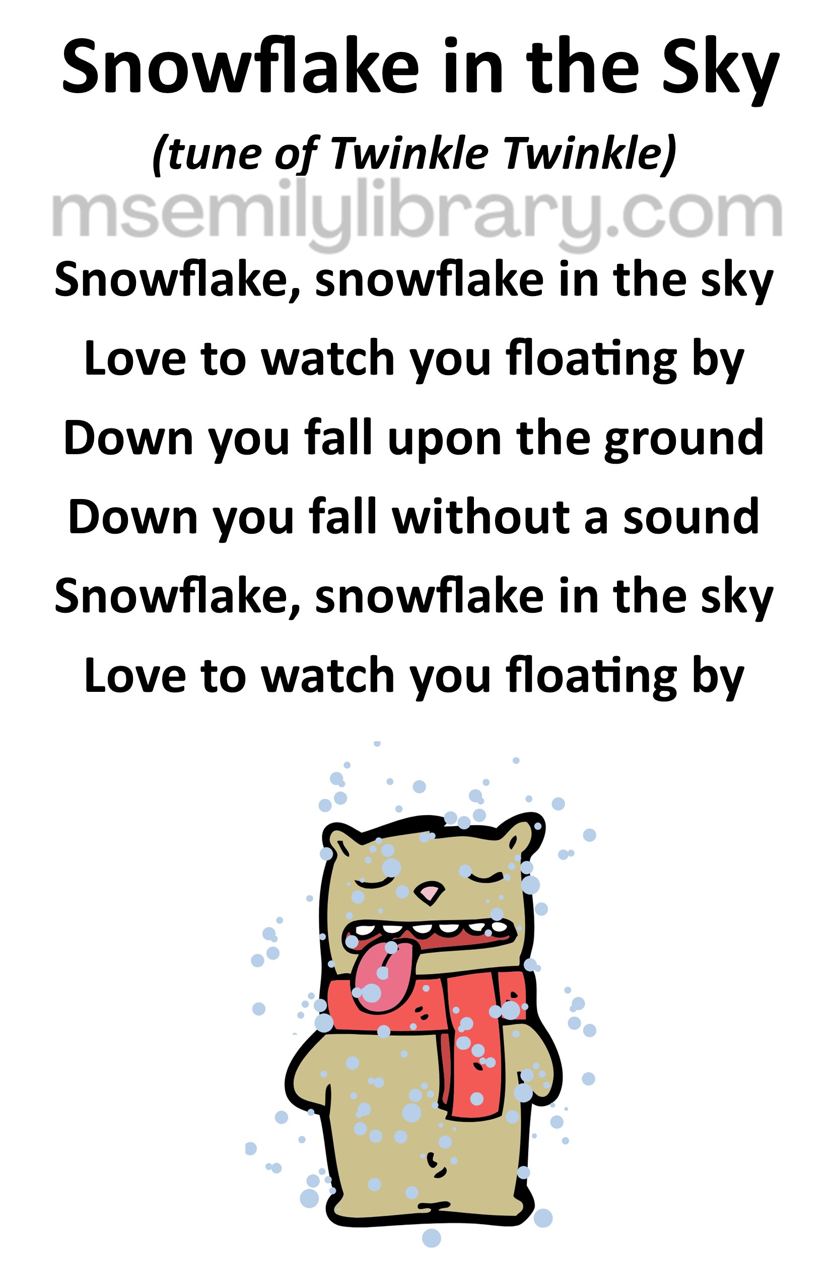 winter – Storytime with Ms. Emily Library