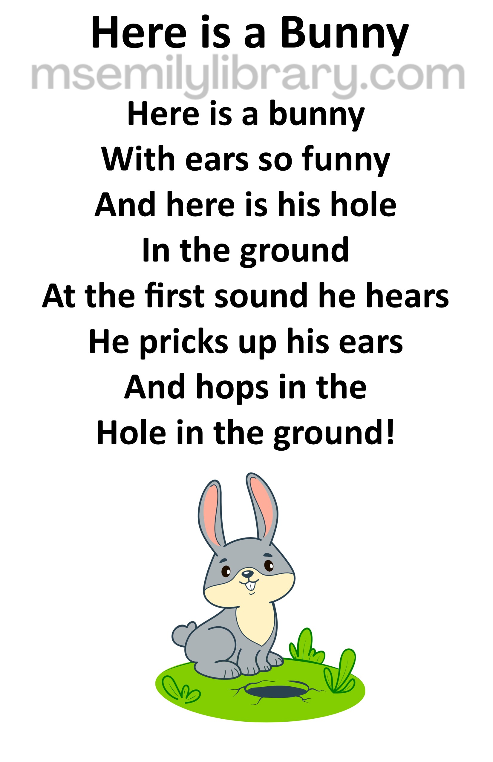 Storytime with Ms. Emily Library – Library storytimes, themes, ideas ...