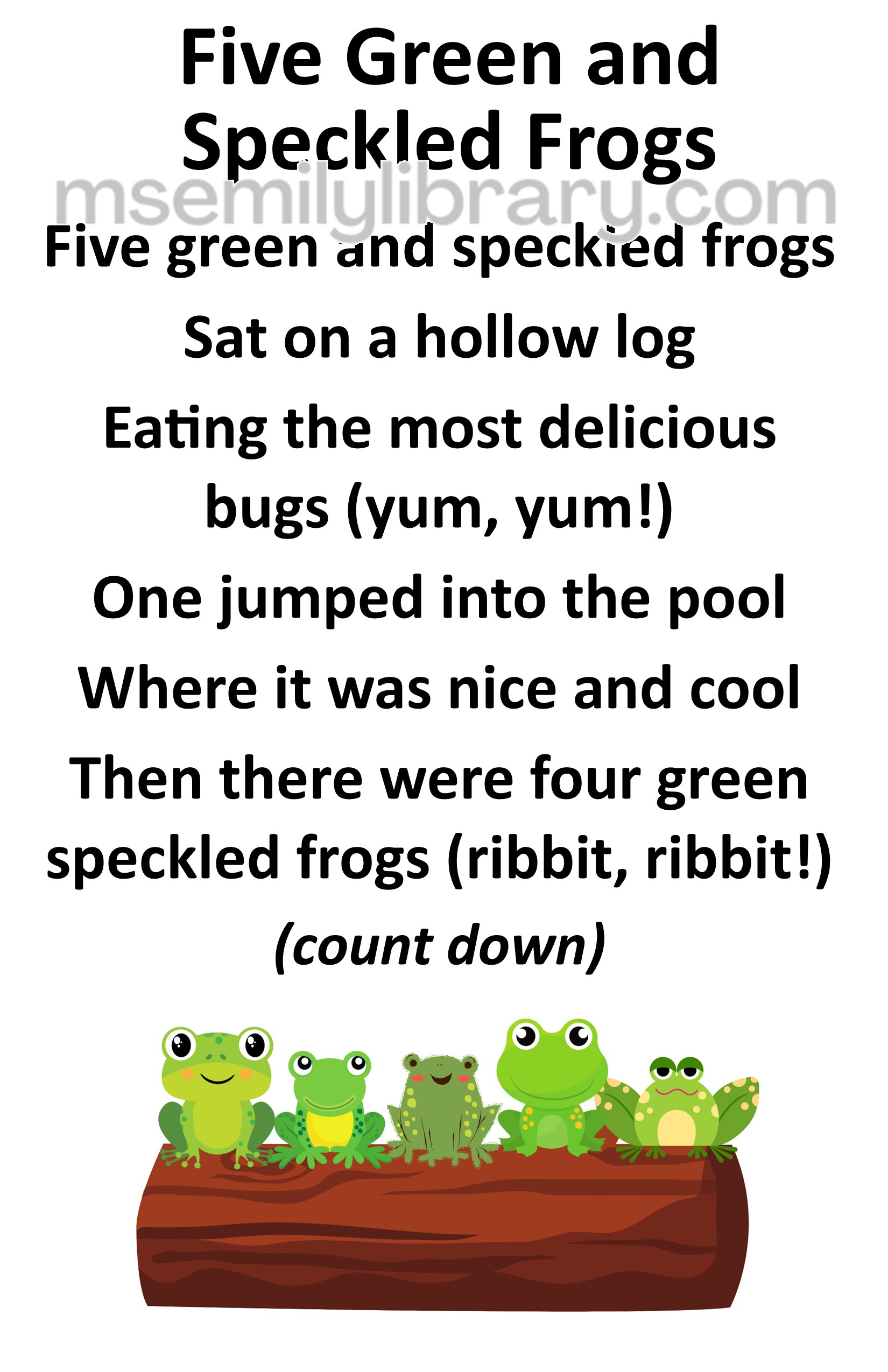 Storytime with Ms. Emily Library – Library storytimes, themes, ideas ...