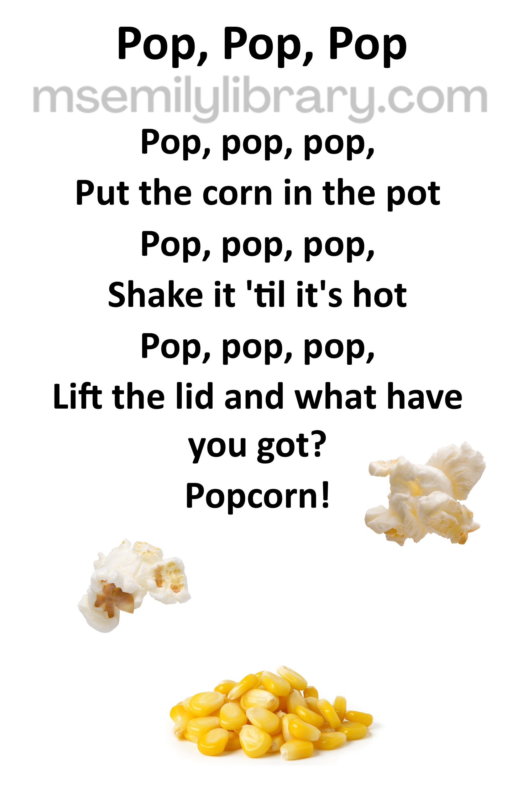 food – Storytime with Ms. Emily Library